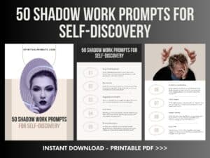 50 Shadow Work Prompts for Self-Discovery | Printable PDF